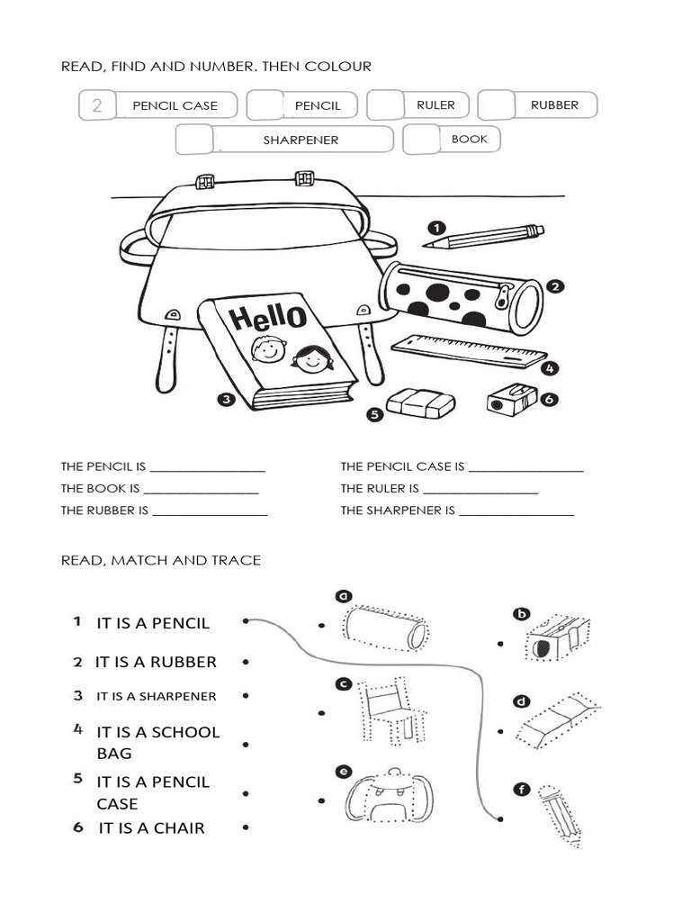 School Objects Trace | PDF