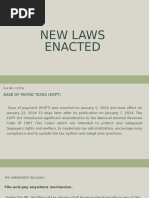 EOPT Act: Effectivity and Key Features | PDF | Value Added Tax | Taxes