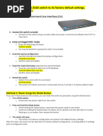 HP 5130 Switch Factory Reset Guide | PDF | Booting | Command Line Interface