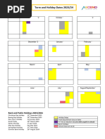 MUT School Calendar 2025-2026 | PDF | Easter | Liturgical Calendar