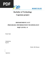 Capstone Project Report Structure Guide | PDF | Systems Engineering ...