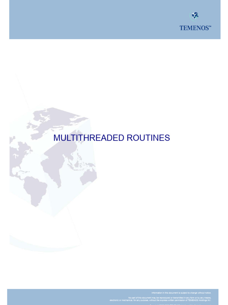 7.MultithreadedRoutines | PDF | Thread (Computing) | Computing