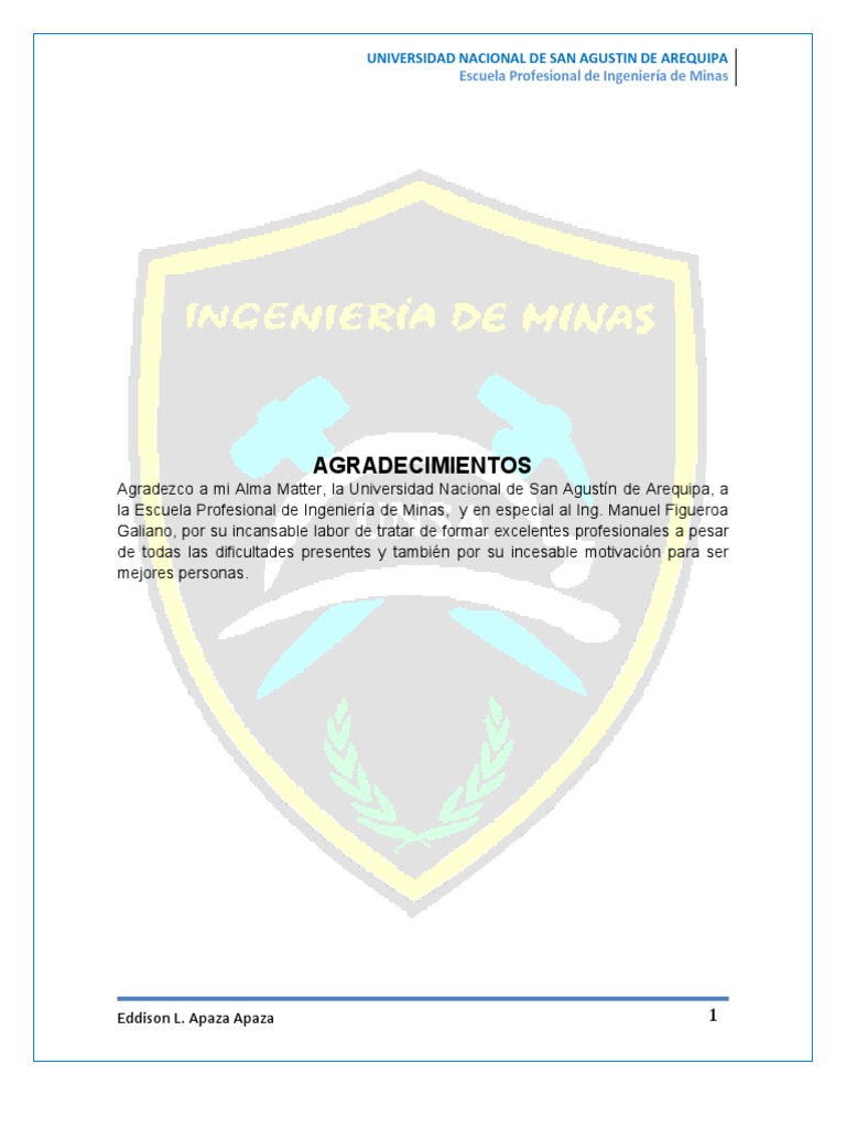 Diseño de Pique con Unwedge Software | PDF | Método de elementos ...