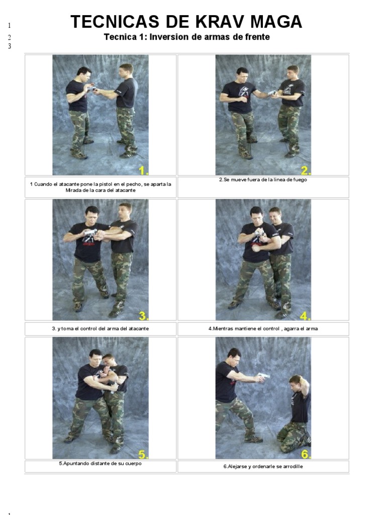 Tecnicas de Krav Maga-1 | PDF | Krav Maga | Militar