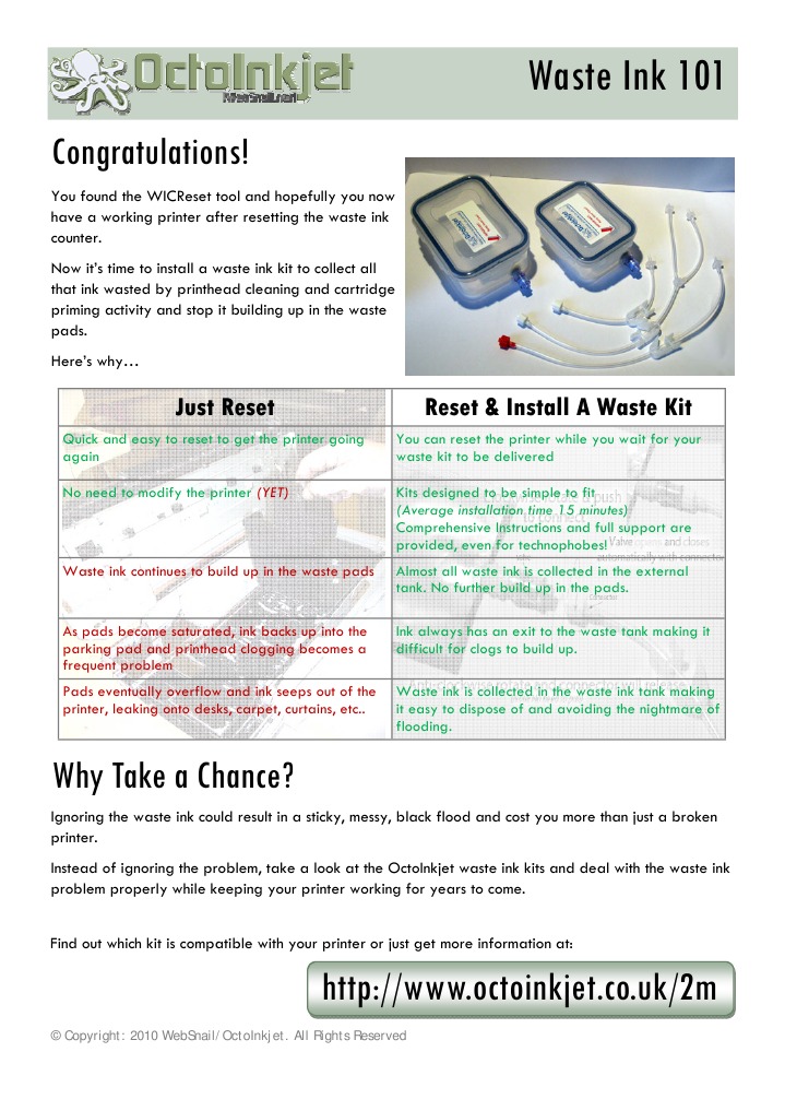 Waste Ink Kit | PDF