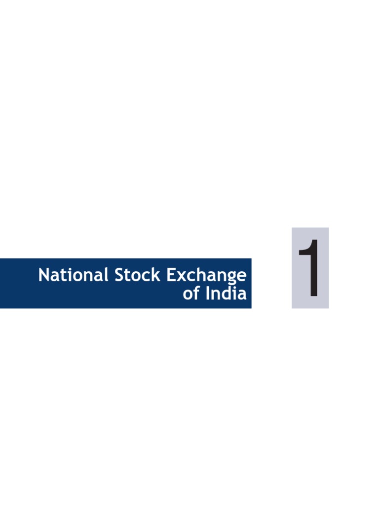 NSE - History | PDF