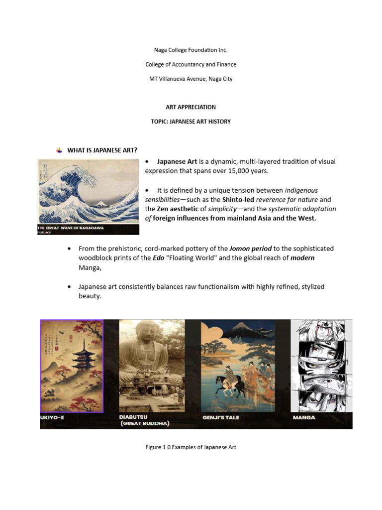JAPAN-ART-HISTORY.-GROUP-1 | PDF | Japanese Art | Shogun