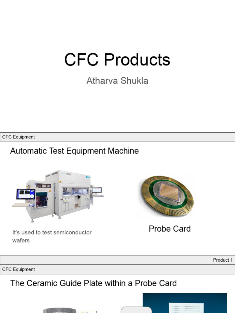 CFC Products | PDF | Terahertz Radiation | Microscope