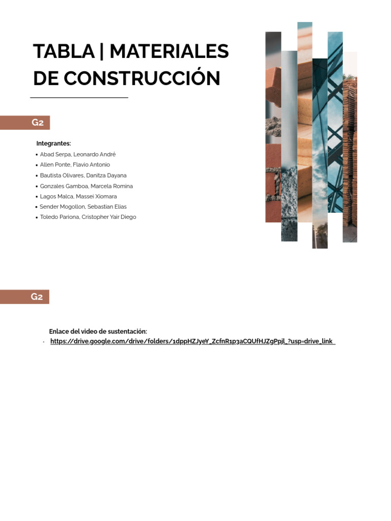 TA2 - FICHA TÉNICA DE MATERIALES | PDF | Ingeniería de Edificación ...