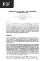 Use of Bamboo in Architecture | PDF | Bamboo | Wood