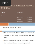 Reserve Bank of India | PDF | Reserve Bank Of India | Banks