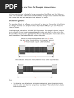 300# Stud, Nut, and Flange Chart | PDF