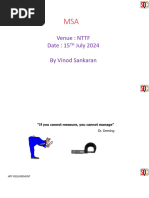 MSA Procedure for Quality Measurement | PDF | Calibration | Statistics