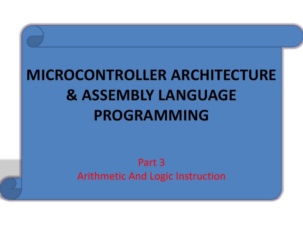 Chapter2-Microcontroller Architecture & Assembly Language Pt3 | PDF | Binary Coded Decimal | Bit