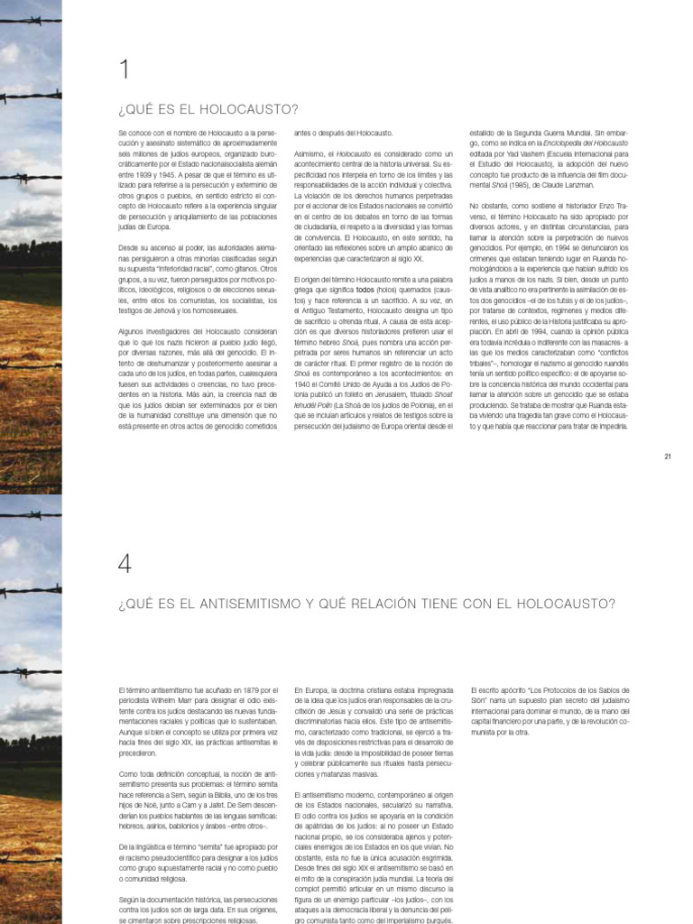 3 D - Lectura 9. Holocausto | PDF | Campamento de exterminio | Alemania ...