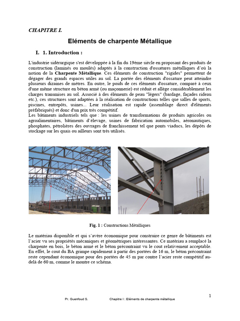 elément de charpente métalique | PDF | Acier | Déformation plastique
