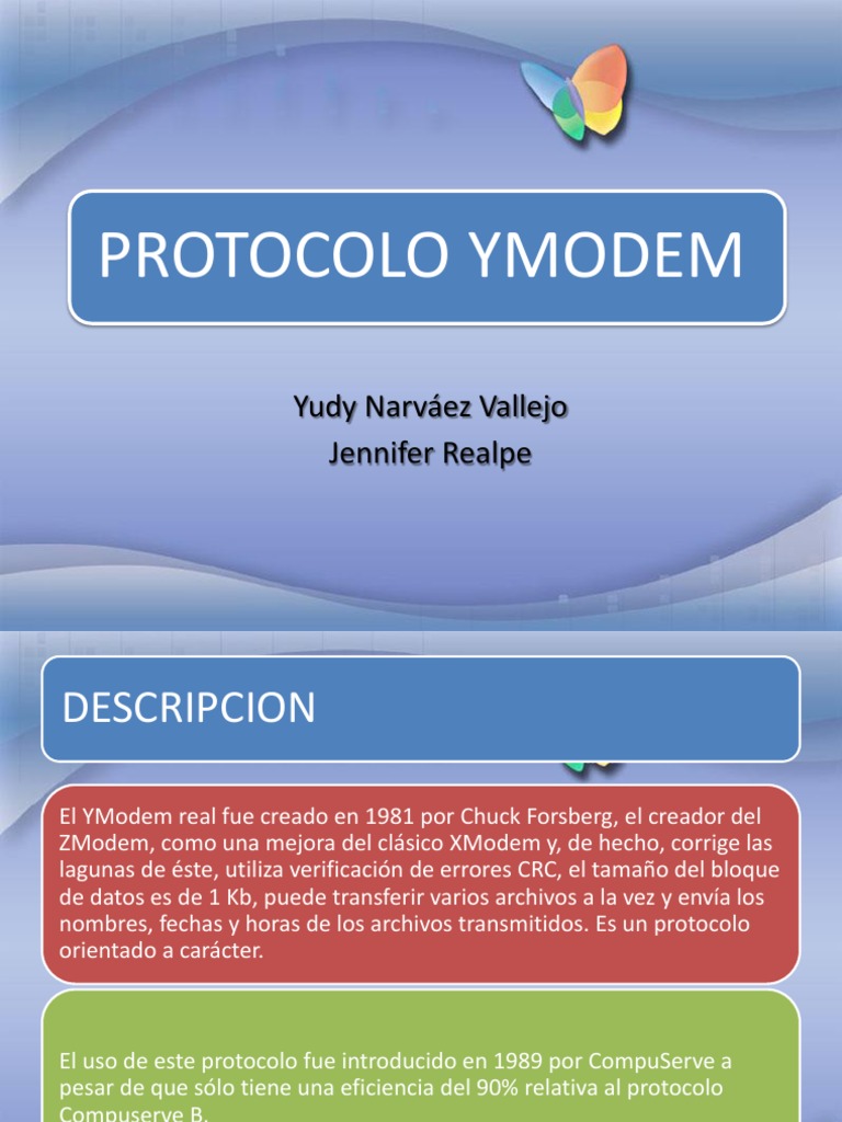 Presentación Protocolo Ymodem | PDF
