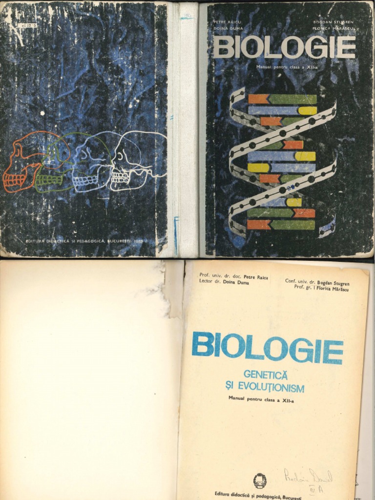 Biologie XII 1982-Genetica | PDF