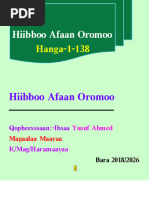 Baacoo Afaan Oromoo Kolfaa | PDF | Language Arts & Discipline | Foreign ...