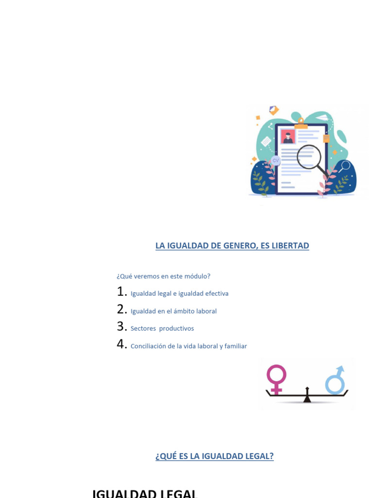 Power La Igualdad de Genero | PDF