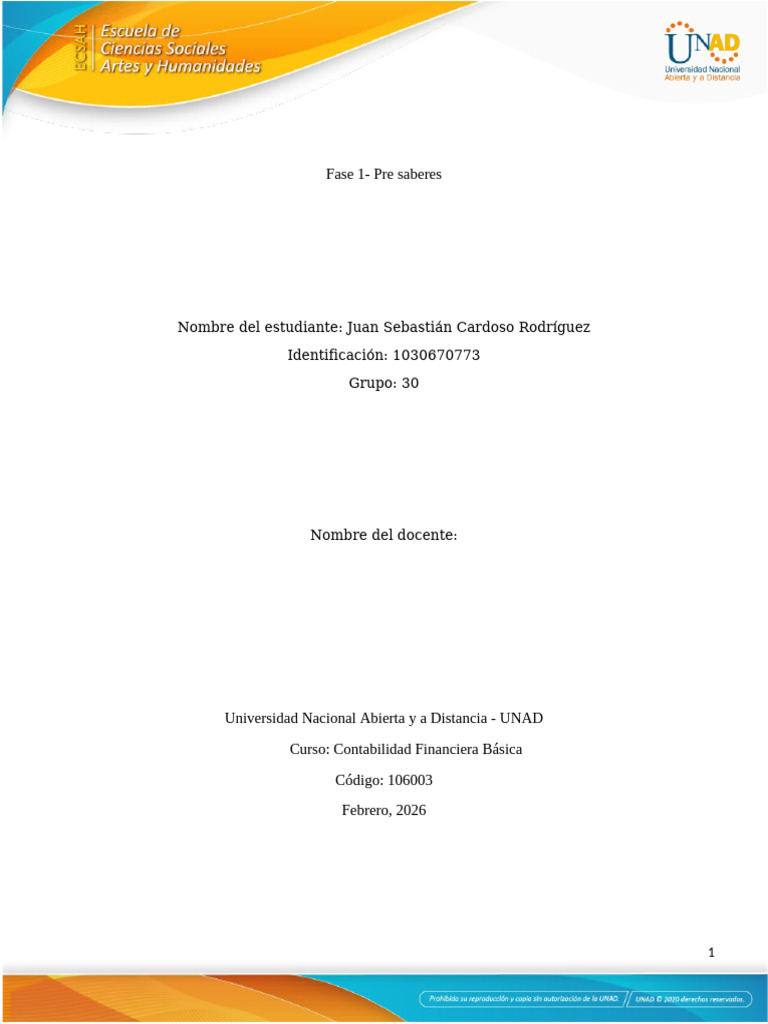 JUAN CARDOSO-FASE 1. | PDF