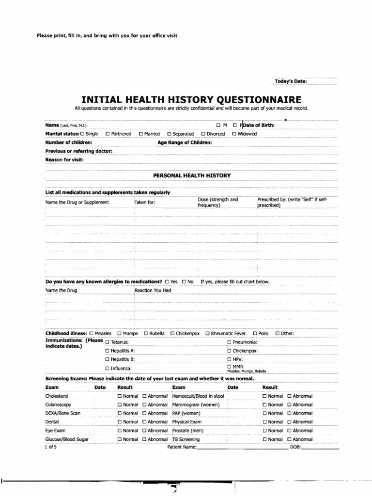 Adult FOC Form | PDF