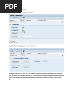 SAP CK40N Costing Run Guide | PDF | Icon (Computing) | Button (Computing)