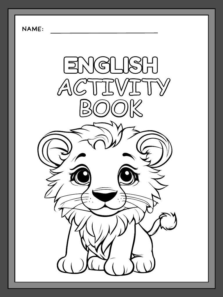 Land Animals Coloring Pages Activity Worksheet | PDF