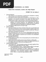 Olsen Method for Soil Phosphorus Analysis | PDF | Soil | Spectrophotometry