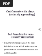 Types of Clasps in RPD Design | PDF | Mouth | Dentistry Branches