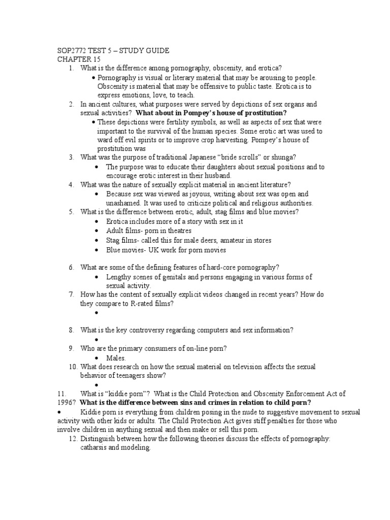 Human Sex Test 5 Pdf Pornographic Film Human Sexual Activity