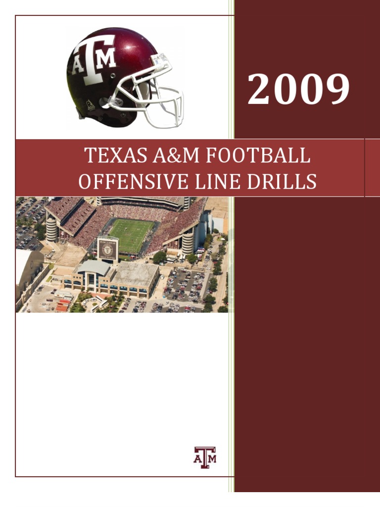 TX AandM Offensiveline Drills | PDF
