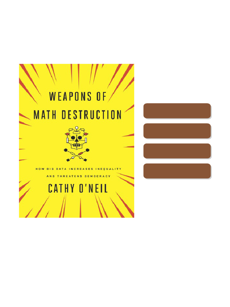 Weapons of Math Destruction Cathy O’Neil complete book | PDF