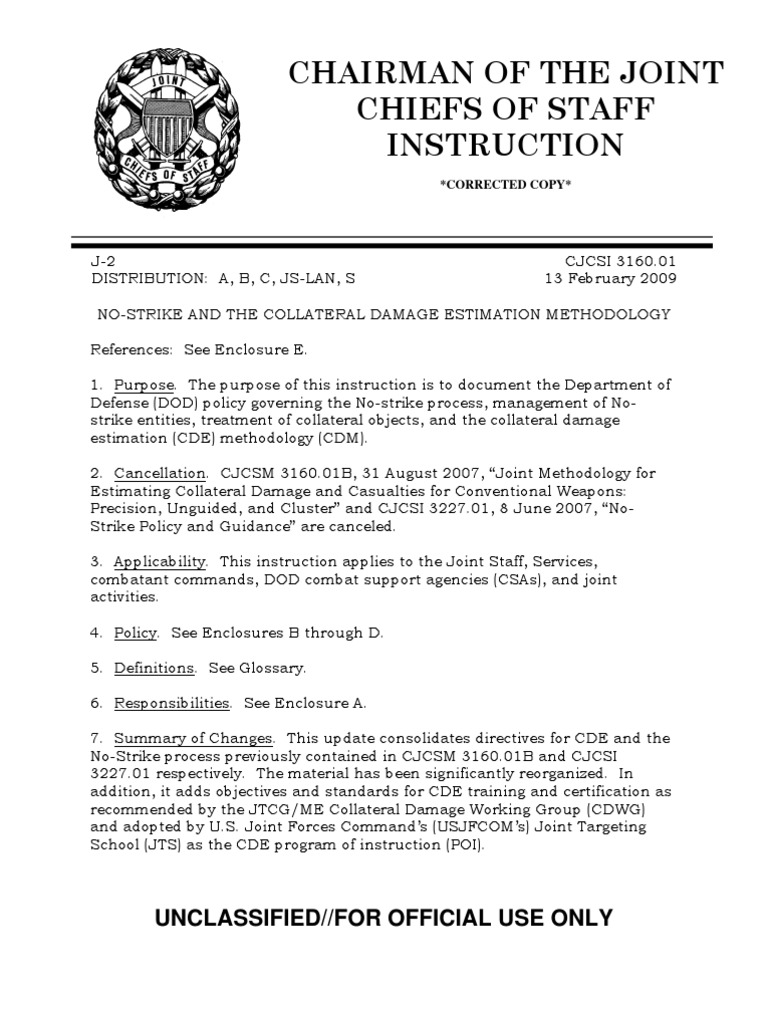 Collateral Damage Estimation Methodology | PDF | Power Station ...