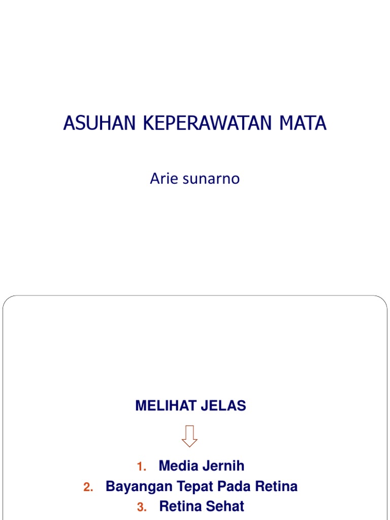 Askep Trauma Okuli Revisi | PDF