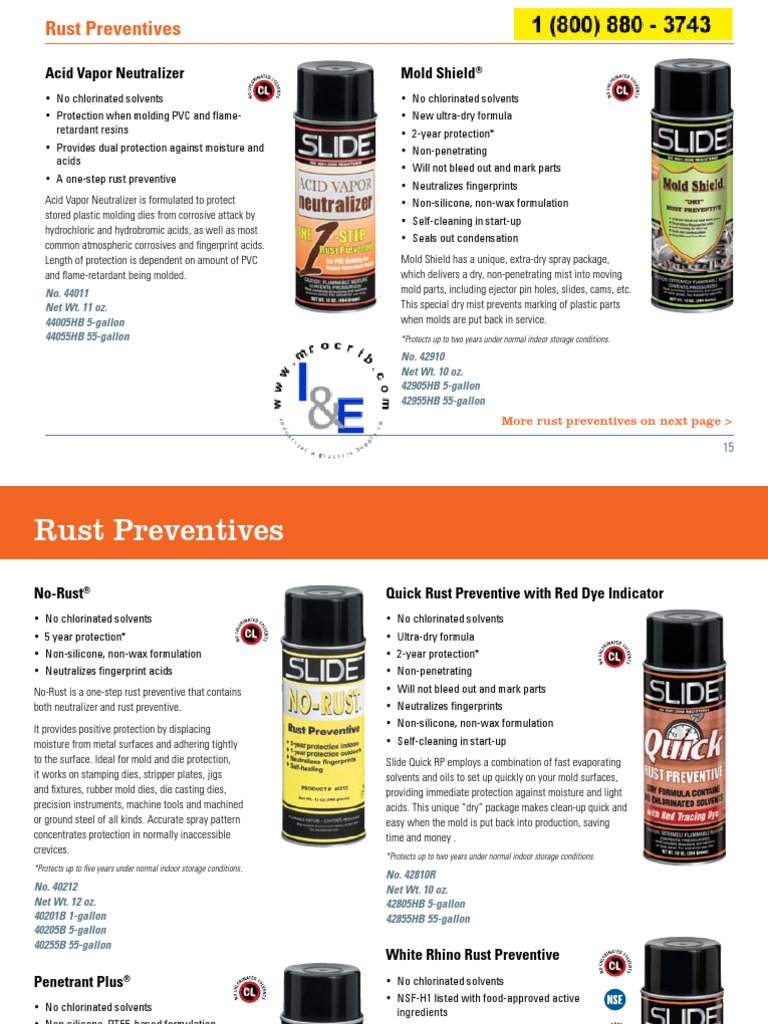 Rust Preventives | PDF | Rust | Chlorine