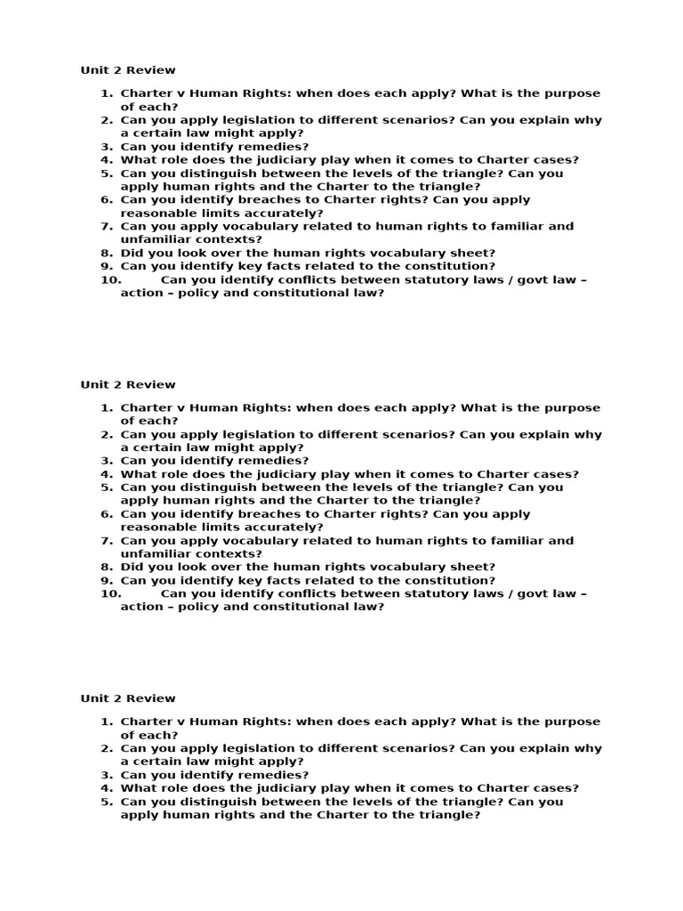 Lesson 16 - CLU Unit 2 Review Sheet (1) | PDF | Chess Openings | Chess