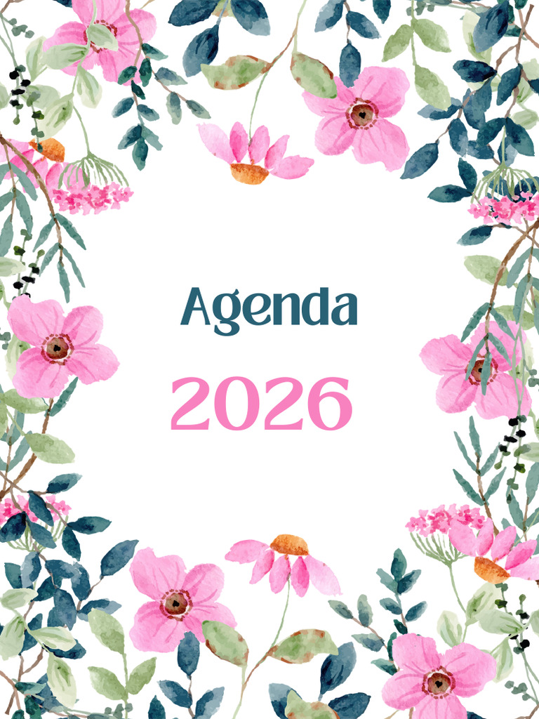 Planificador docente 2026 para colorear simple ilustrativo escolar ...