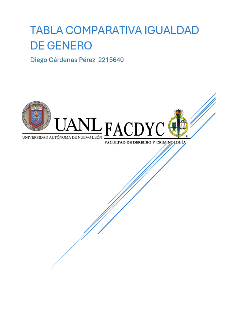 Actividad 3.1 Igualdad de Genero | PDF | Estudios de género | Igualdad ...