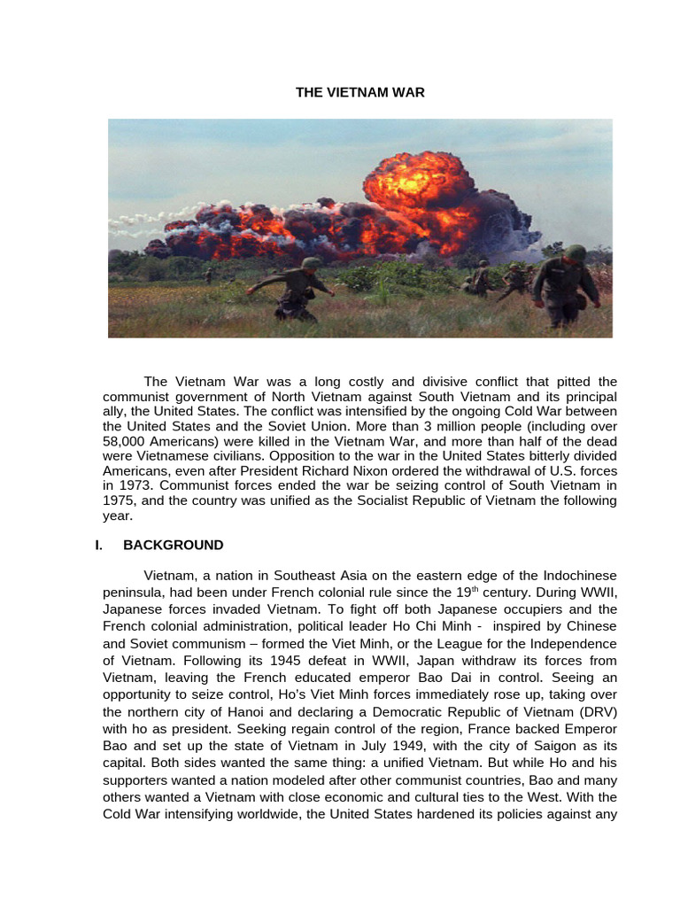 The Vietnam War Final | PDF
