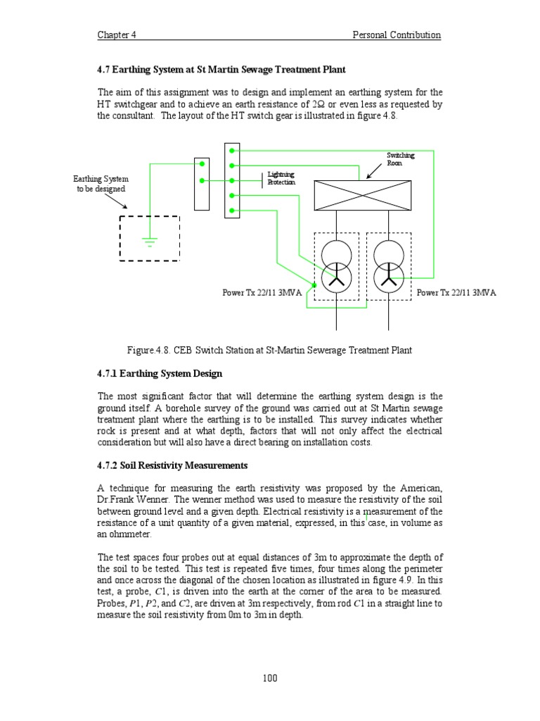 Design of Earthing System | PDF | Soil | Electricity