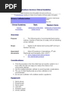 HOUDINI Urinary Catheter Removal Protocol - v2 - GSTT | PDF