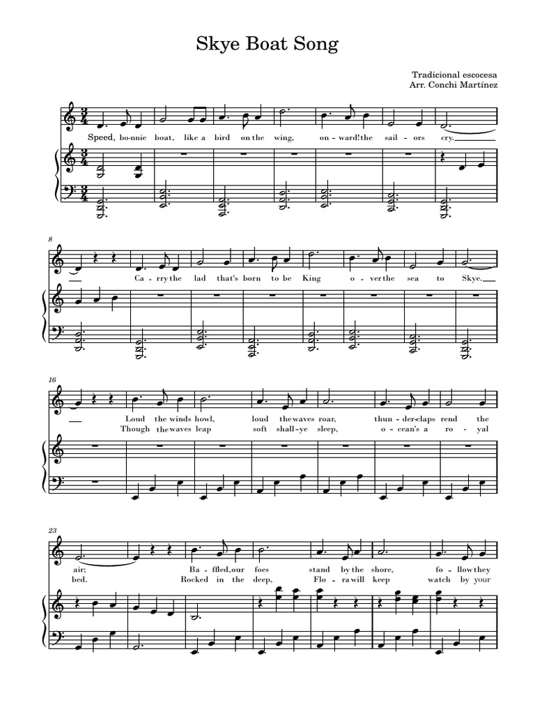 Skye Boat Song | PDF | Celtic Music | Jacobitism