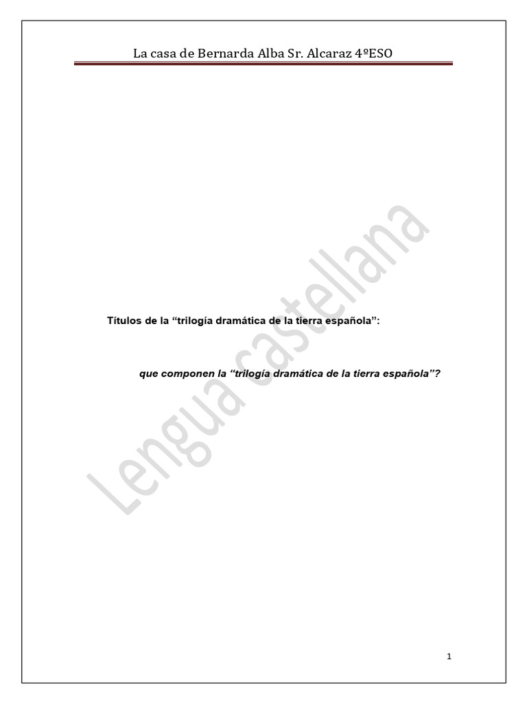 preguntas-la-casa-de-bernarda-alba-2020-21 | PDF