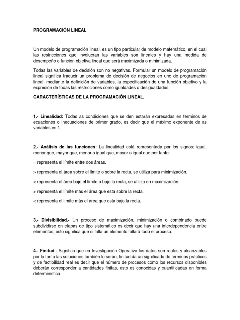 Programaci N Lineal M Todo GR Fico | PDF | Programación lineal | La investigación de operaciones