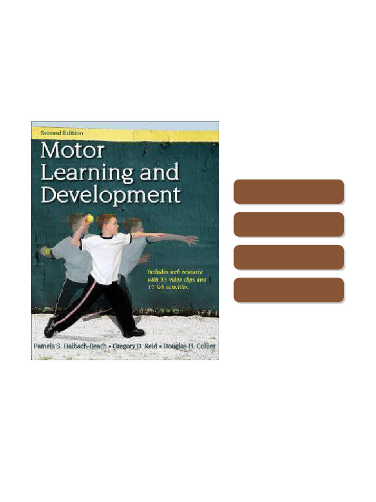 Motor Learning and Development Pamela S Haibach Ready to Read | PDF