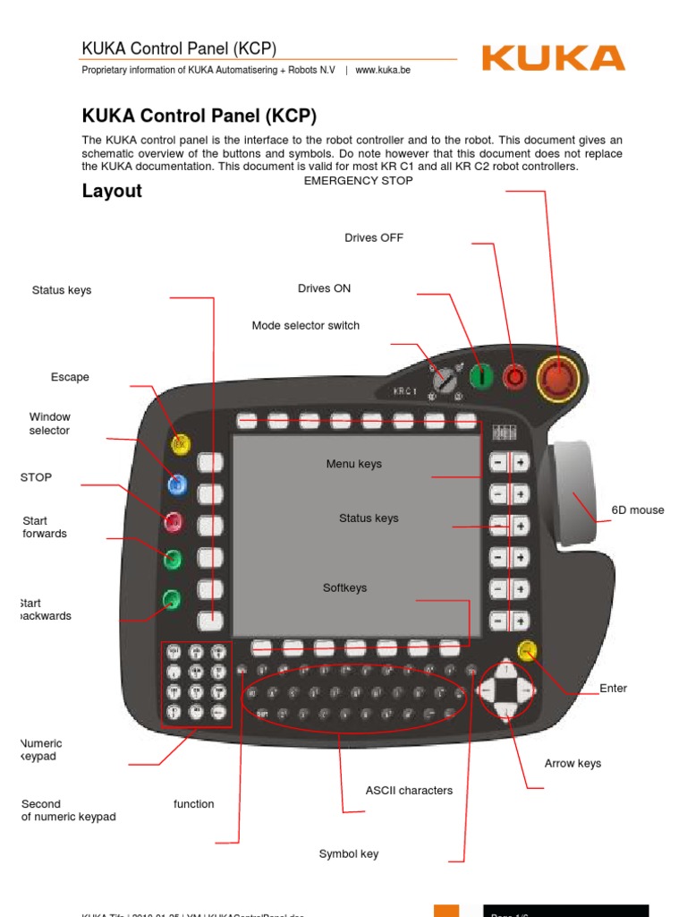 Kuka Control Panel | PDF | Menu (Computing) | Human–Computer Interaction