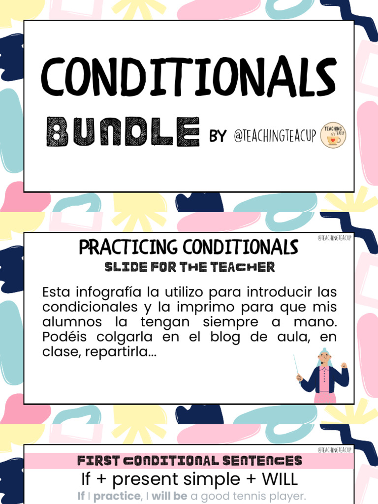 Conditionals Bundle by @Teachingteacup | PDF