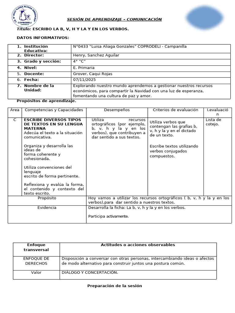 4° SESIÓN DÍA 3 COM CONOCEMOS LAS TRADICIONES QUE SE REALIZAN EN EL DÍA ...
