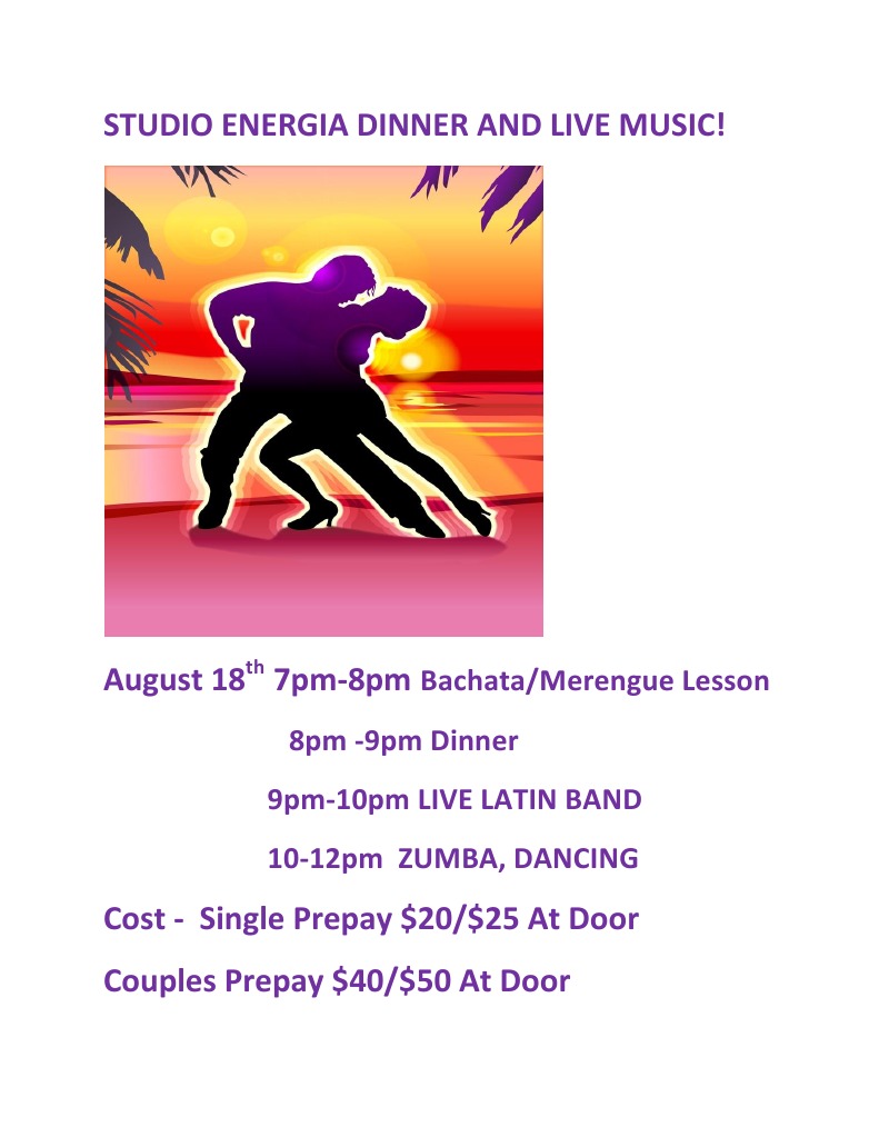Studio Energia Dinner and Live Music | PDF